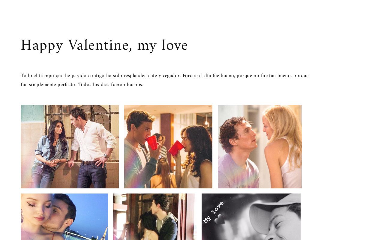 Happy Valentine My Alex